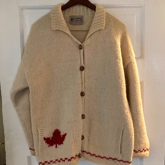 Sweaters | Folk Art Wool Cardigan Szm | Poshmark